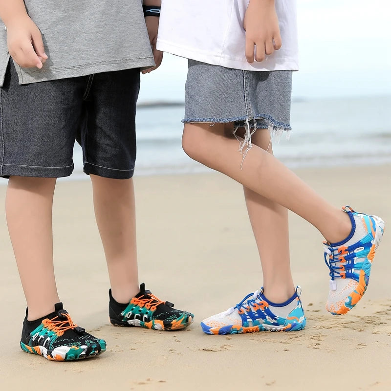 Aqua Shoes Barefoot Beach Shoes Adults Kids Gym Outdoor Training Footw ...